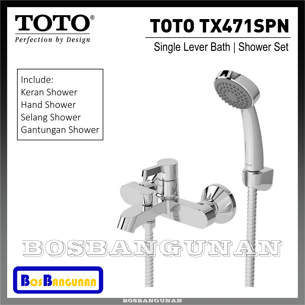 Jual Kran Shower Set TOTO TX471SPN / Keran Shower Set Panas Dingin TOTO ...