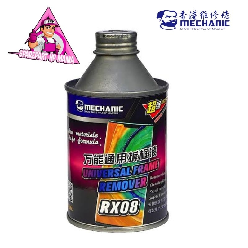 Jual CAIRAN REMOVING LEM FRAME MECHANIC RX08 (300ml) AUXILIARY UNIVERSAL PEMBERSIH PENGHANCUR ...