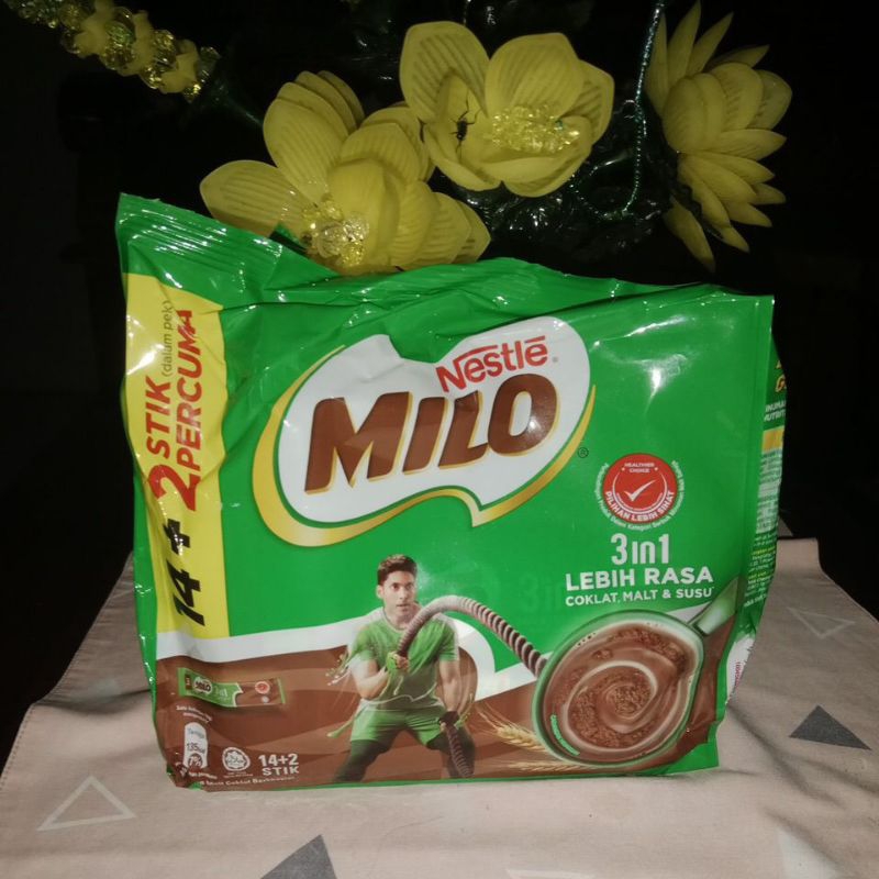 Jual Milo 3 in 1 16 sachets expired 04/2026 | Shopee Indonesia