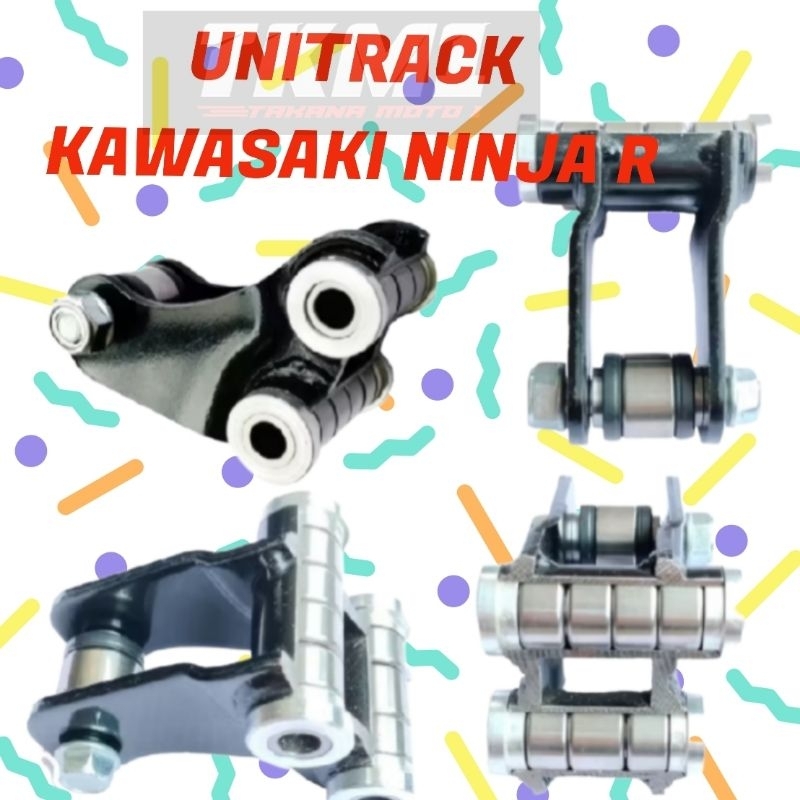 Jual Bosh Unitrack Ninja R SS Set Bos Monoshock Bush Lengan Ayun Full ...