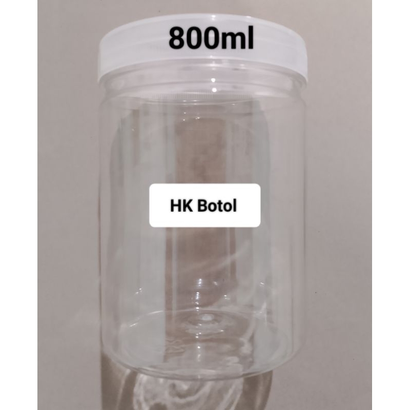 Jual Toples Tabung Bening PET 800ml | Shopee Indonesia