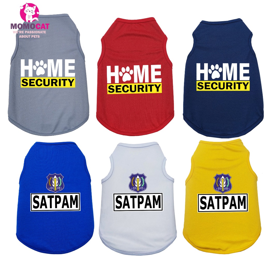 Jual Pakaian Kucing//Baju Kucing Security/ Pakaian Kostum anjing Kucing ...