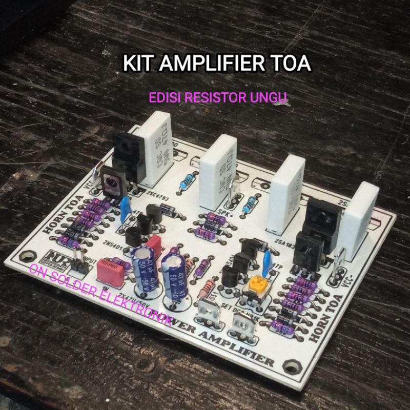 Jual Kit Driver Amplifier TOA Pcb Putih semi fiber | Shopee Indonesia