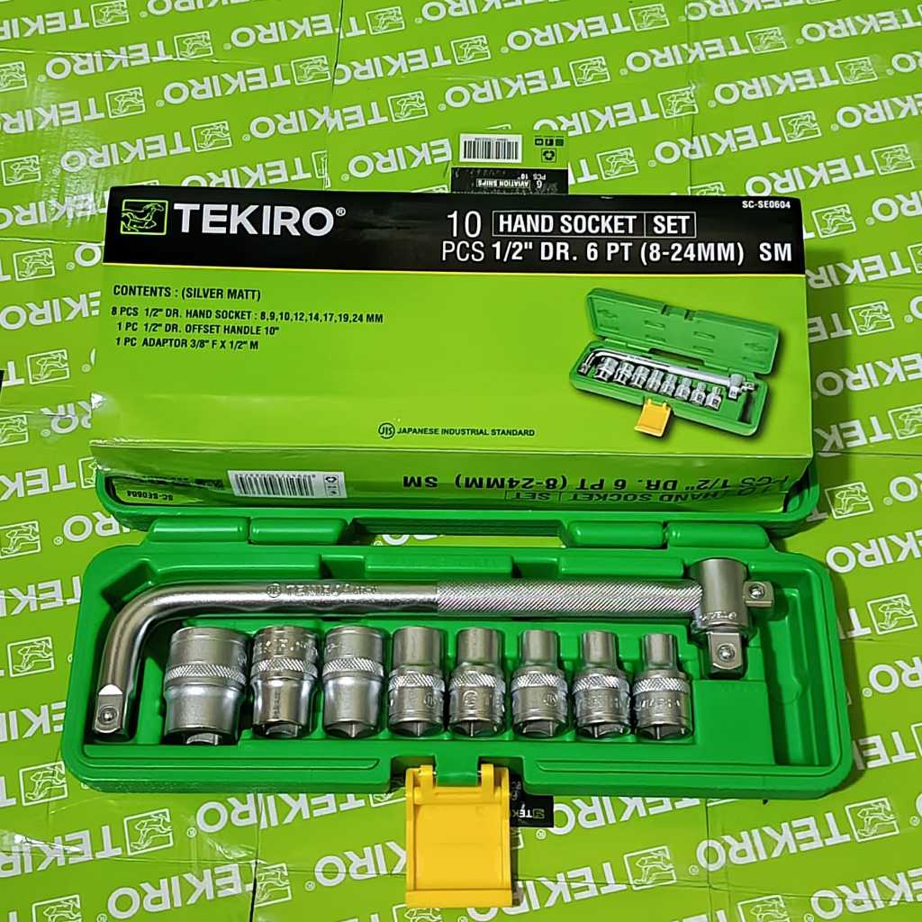 Jual 32 pcs KUNCI SOCK SET 10 PCS PVC TEKIRO HAND MATA SOK SOCKET SHOCK 10PCS BOX PLASTIK 6PT ...