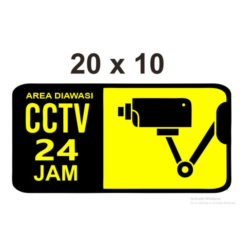Jual ACRILYC CCTV RAMBU UK 10X20 | Shopee Indonesia