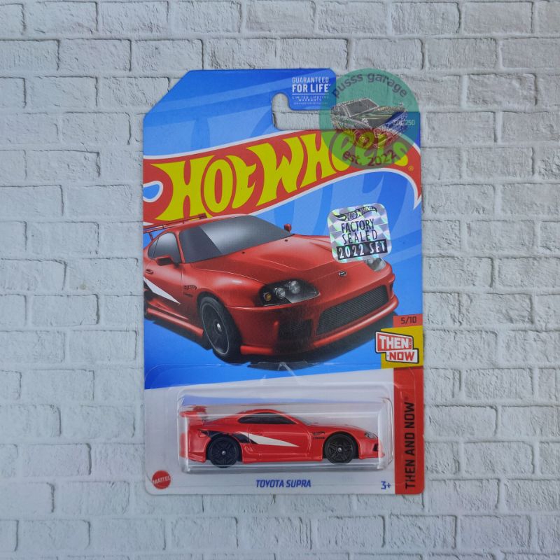 Jual HOT WHEELS TOYOTA SUPRA MERAH THEN AND NOW FACTORY SEALED (FS ...