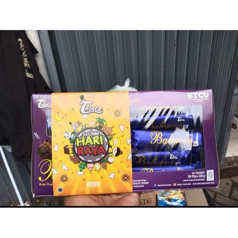 Jual cokelat baligee tabelo isi 10 × 20 gr spesial lebaran | Shopee ...