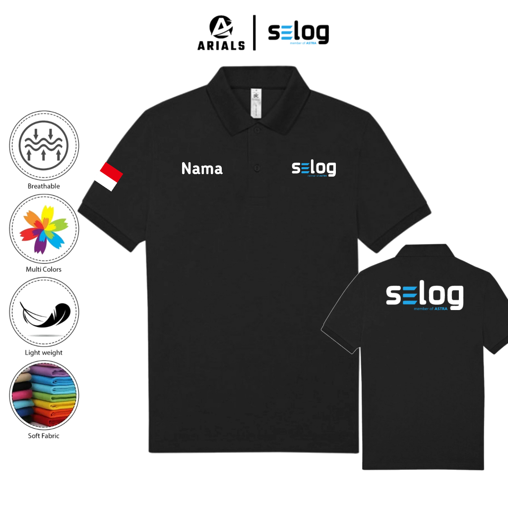 Jual Arials Polo shirt Baju Kaos Kerah Selog Member of Astra Ekspedisi ...