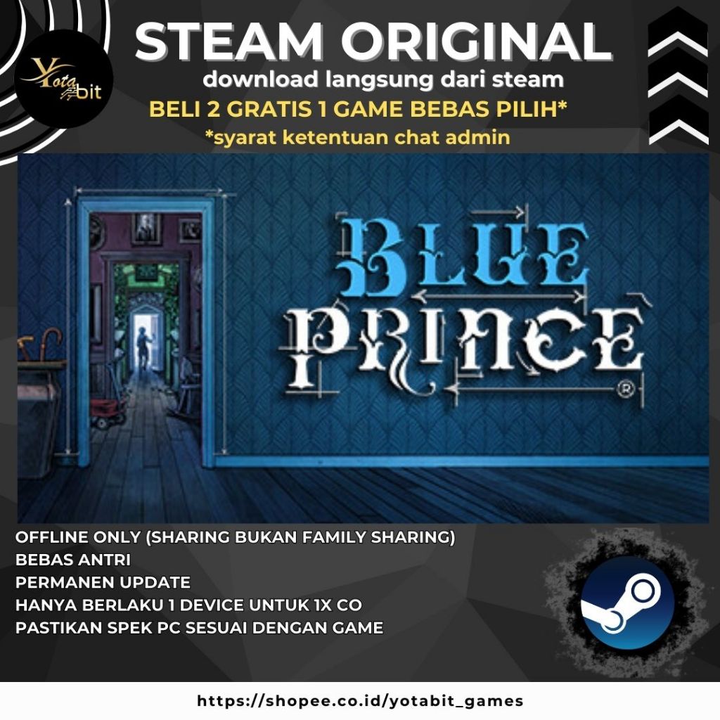 Jual Blue Prince Game PC Sharing Original Offline | Shopee Indonesia