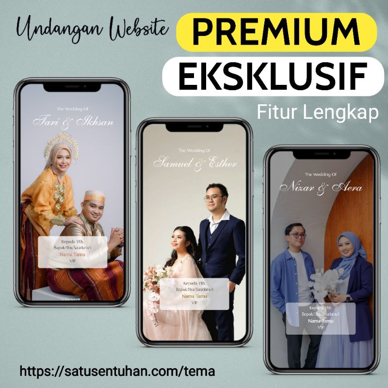Jual Undangan Website Premium | Undangan Website Pernikahan | Undangan ...