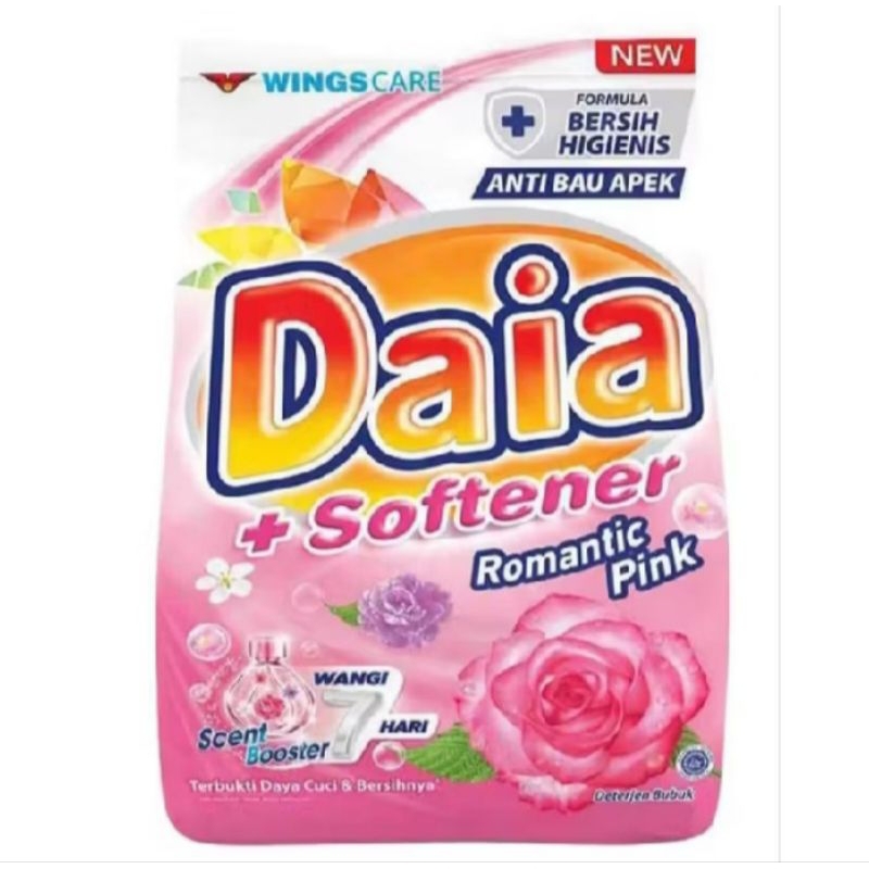 Jual Daia Detergent Bubuk Romantic Pink 1.5 Kg | Shopee Indonesia