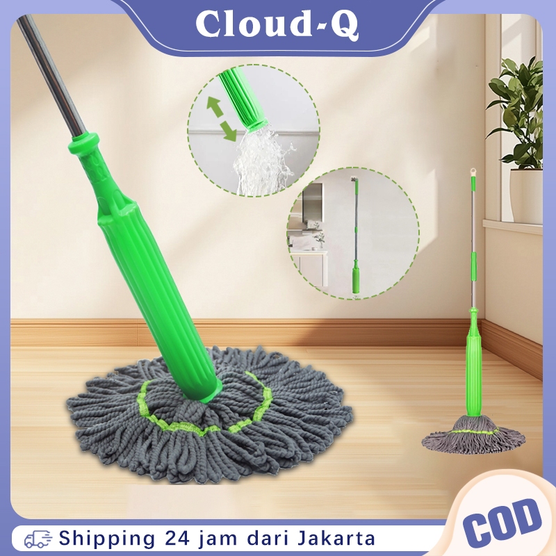 Jual Pel Otomatis Pel Putar Lantai Pel Hisap Putar Mikrofiber Efisien ...