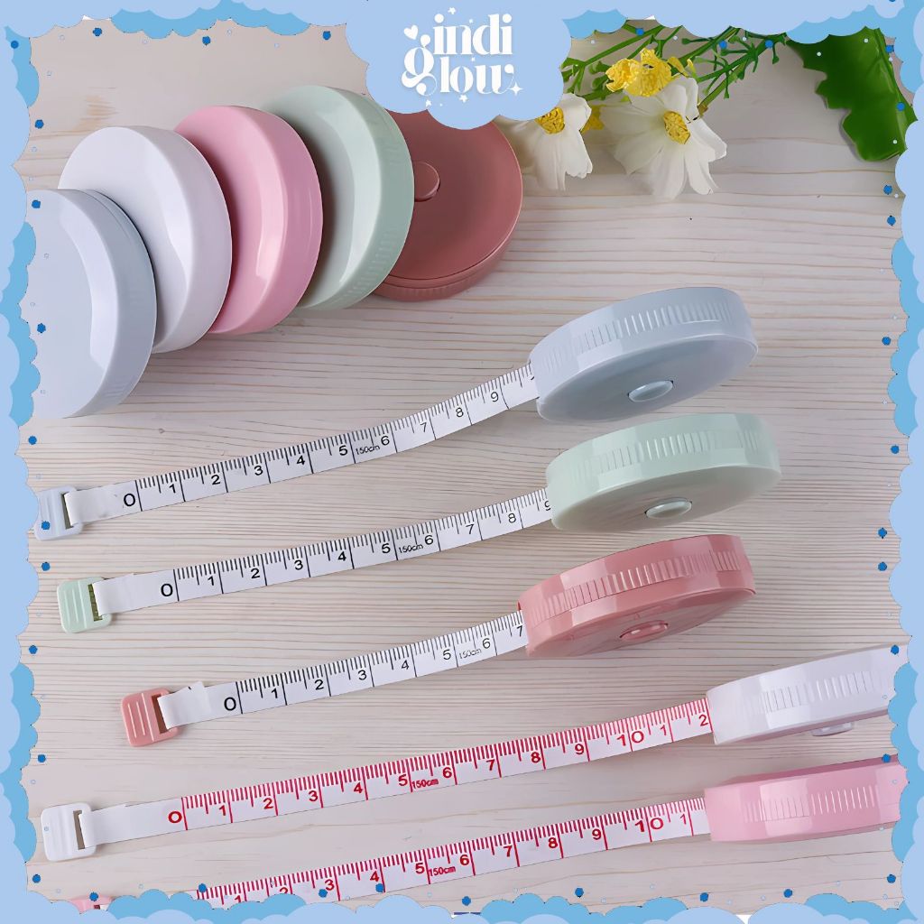 Jual IG Meteran Gulung Mini 150Cm Meteran Baju Pengukur Lingkar Perut ...