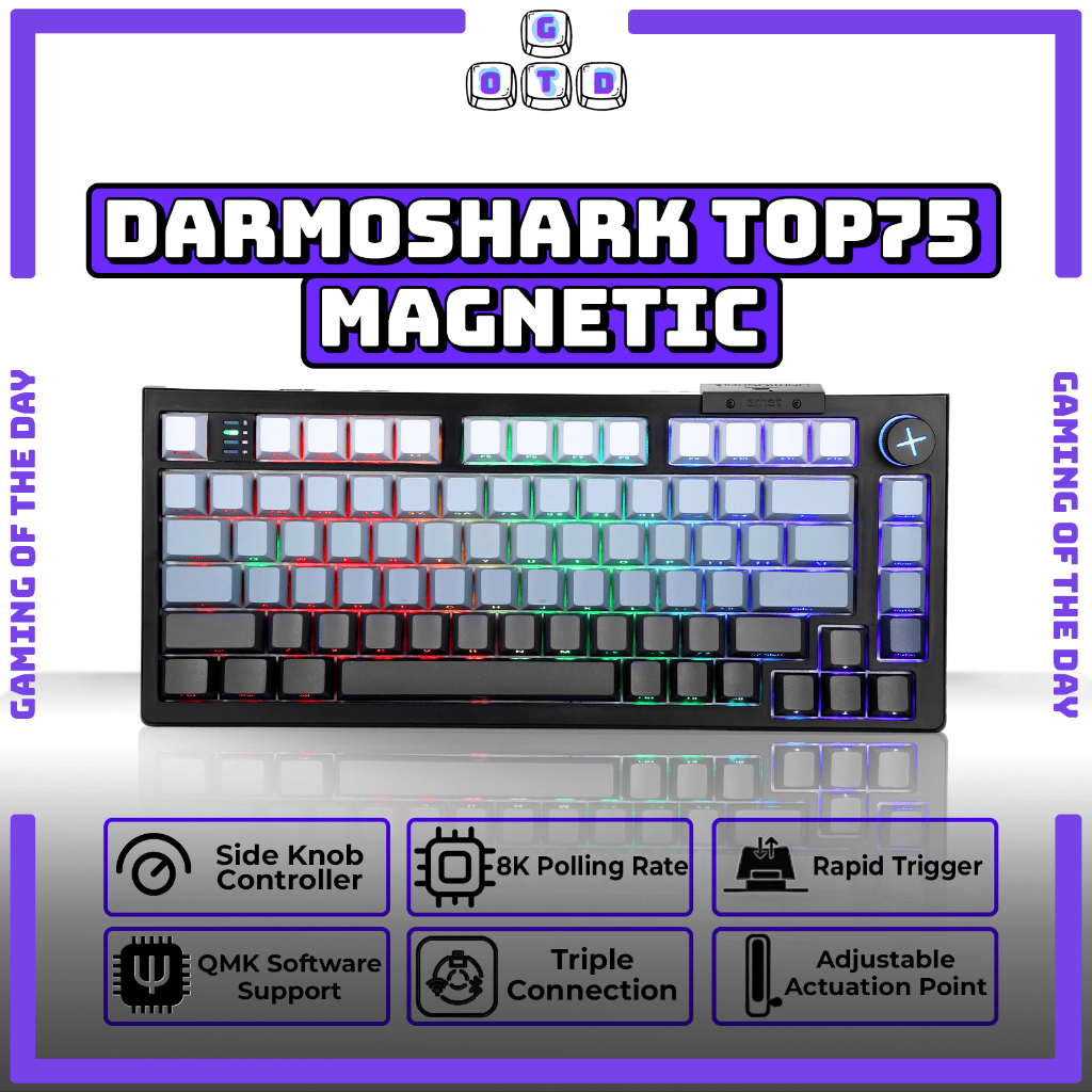 Jual DARMOSHARK TOP75 RAPID TRIGGER HALL EFFECT MAGNETIC SWITCH ...