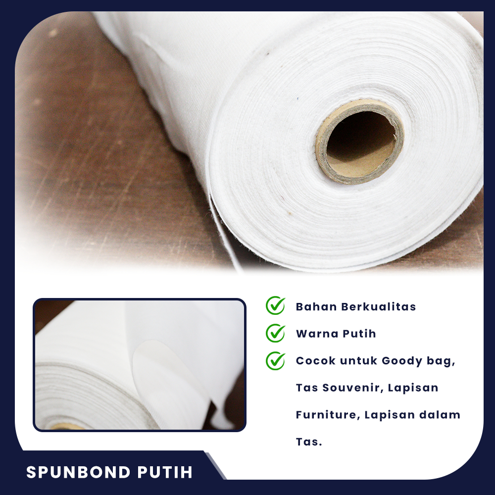 Jual KAIN SPUNBOND/KAIN FURING PUTIH/BAHAN BAKU SOFA/AKSESORIS SOFA ...