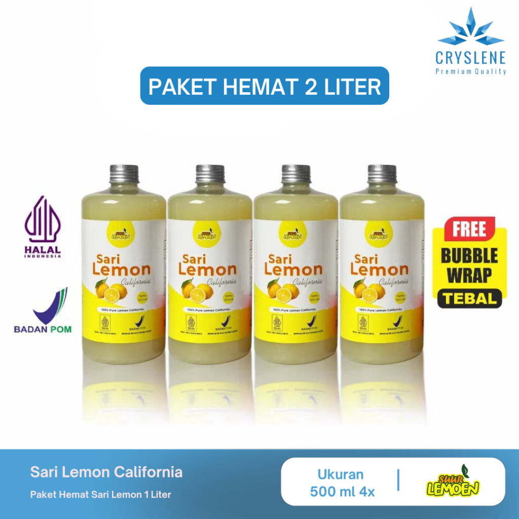 Jual Sari Lemon By Suur Lemoen Paket 2 Liter 4x500ml Suplemen Kesehatan ...