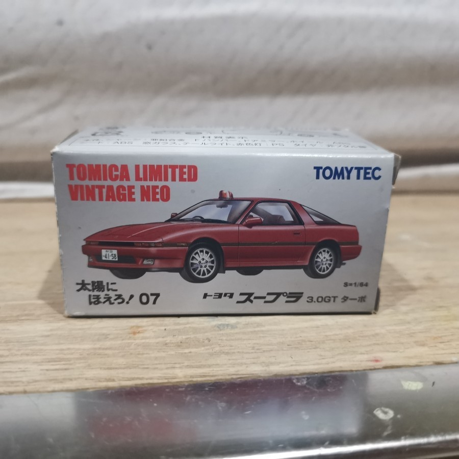 Jual Tomica Limited Vintage Toyota Supra 3 0 GT Turbo Taiyo no 7 police ...