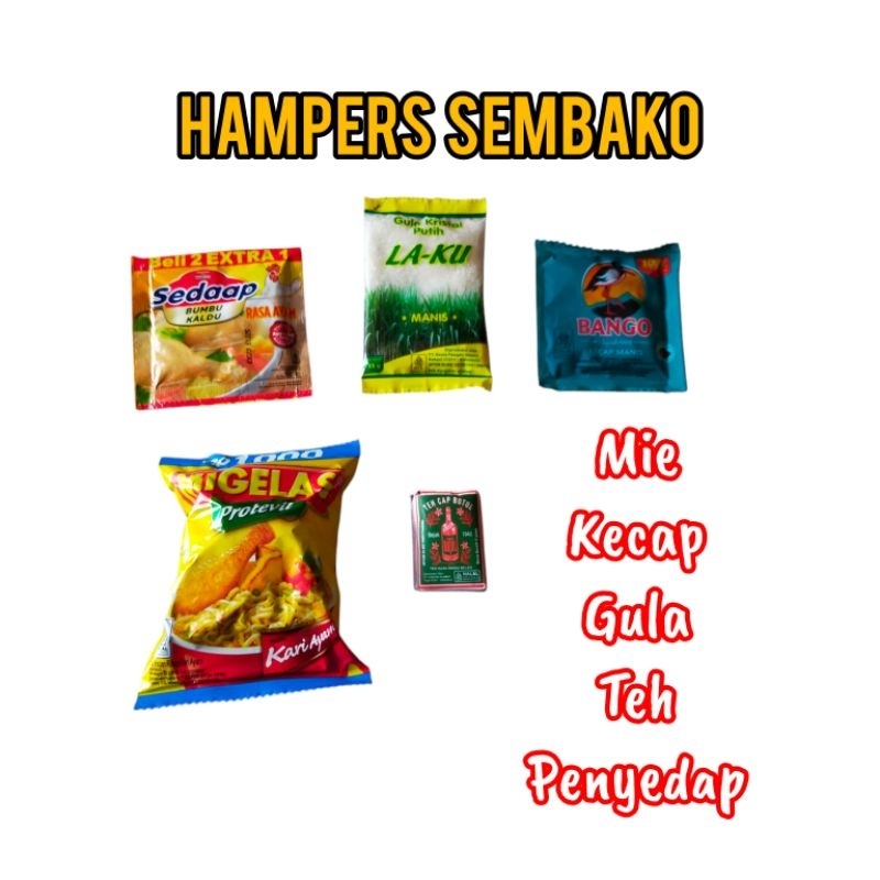 Jual PAKET SEMBAKO MURAH MERIAH 9 RIBUAN HAMPERS TASYAKURAN ULANG TAHUN ...