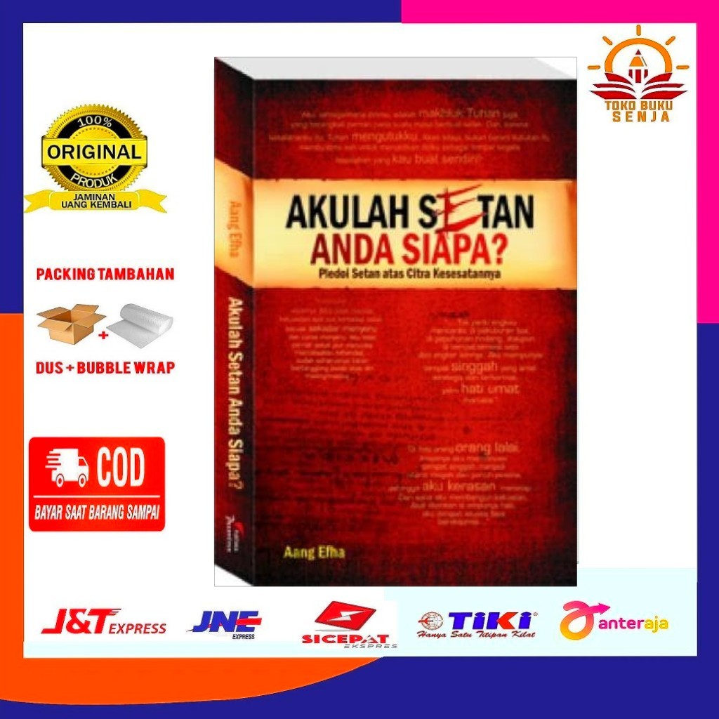 Jual Buku Akulah Setan Anda Siapa Pledoi Setan atas Citra Kesesatannya ...