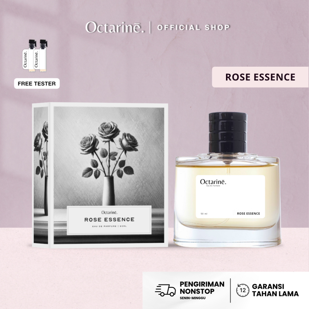 Jual Octarine - Rose Essence Parfum Wanita Aroma Rose Powdery | Shopee ...