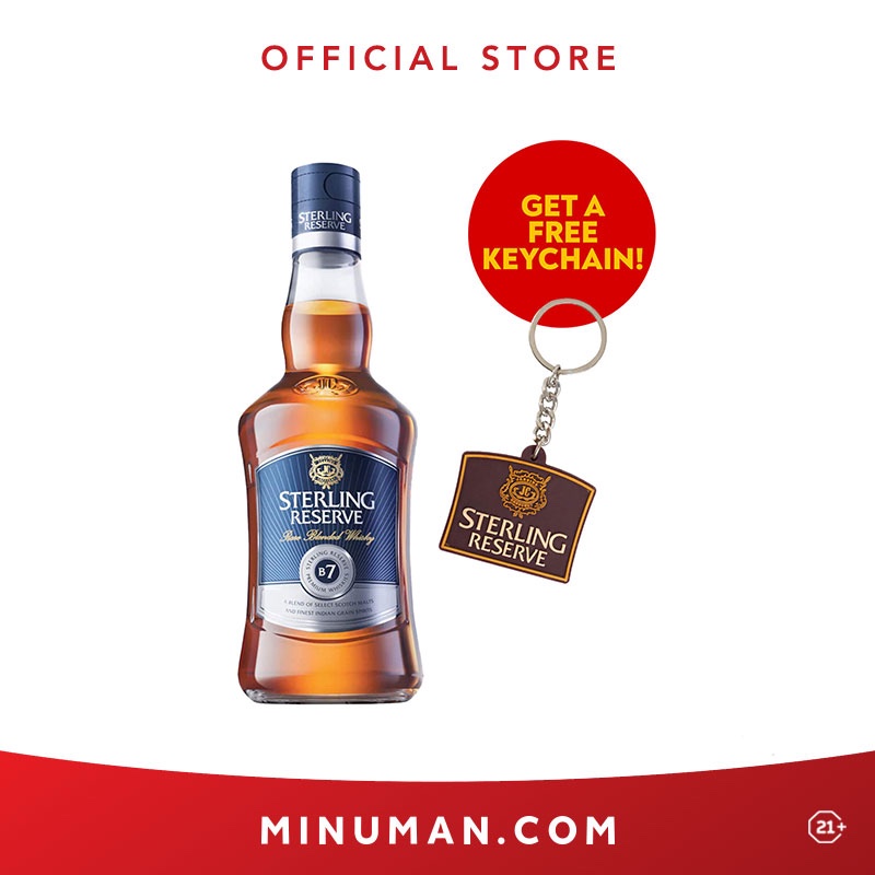 Jual Sterling Reserve - B7 Premium - Blended Whisky - 180ml | Shopee ...