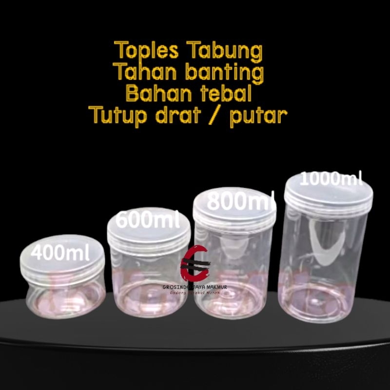 Jual TOPLES TABUNG 400/600/800/1000ML PLASTIK GROSINDO TOPLES KUE TOPLES CYLINDER | Shopee Indonesia