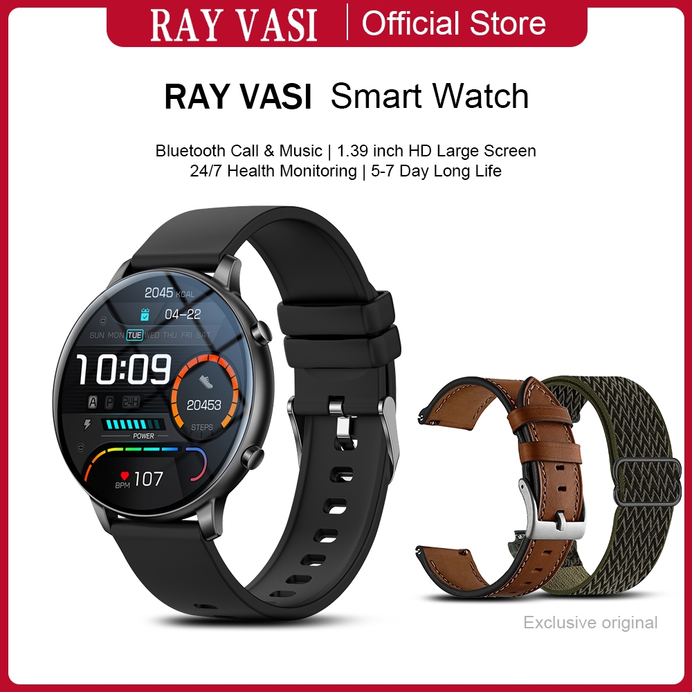 Jual RAYVASI G28 Smartwatch | Waterproof | 1.39 Inch HD Touch Screen ...