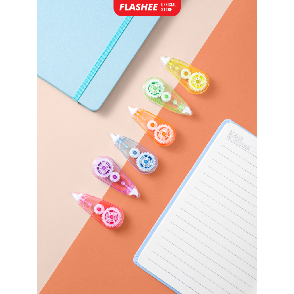 Jual Flashee Highlighter Stabilo Tip Ex Penanda Warna Tulisan Highliter ...