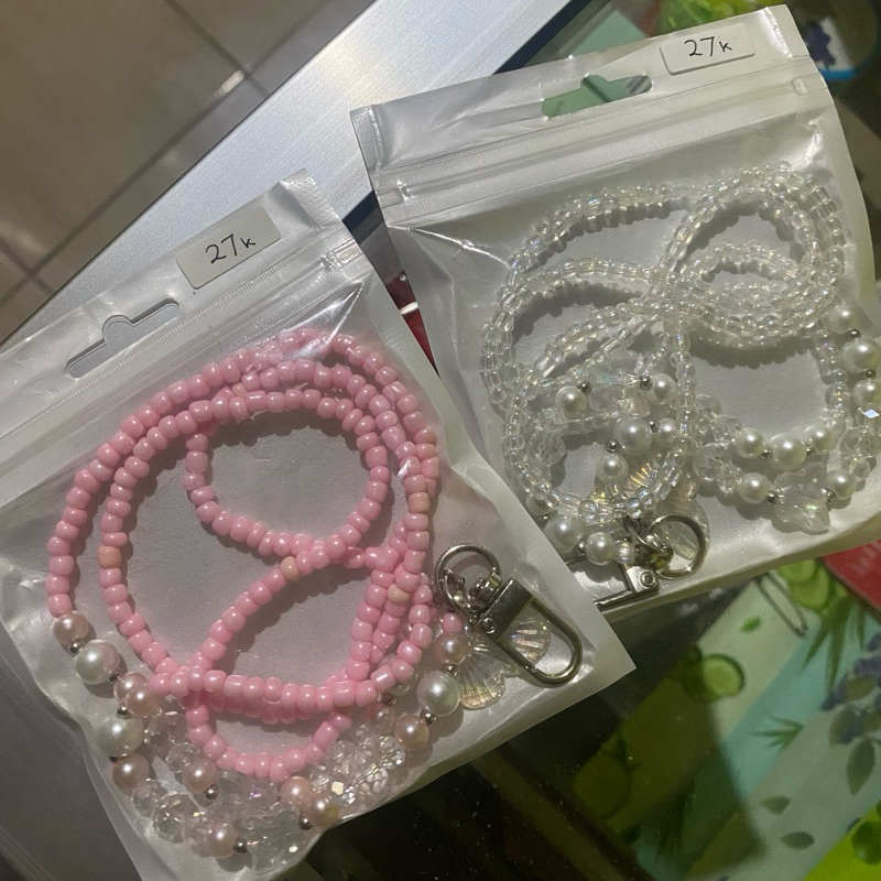 Jual LANYARD MANIK MANIK KALUNG ID CARD KALUNG STRAP HANDPHONE | Shopee ...