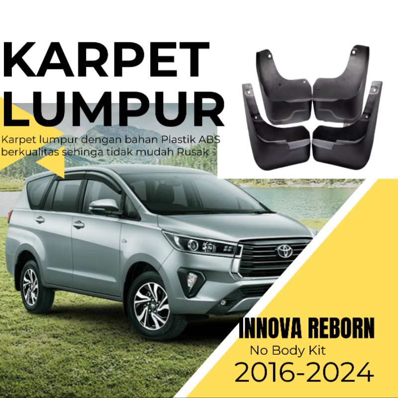 Jual Karpet Lumpur Mud Guard Spatbor Anti Pecah Mobil Innova Reborn ...