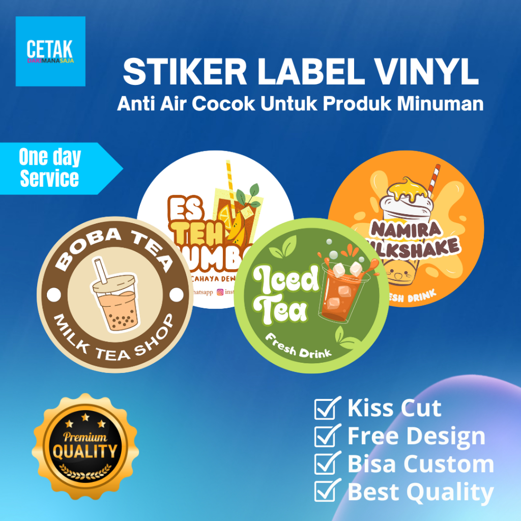 Jual STIKER MINUMAN | STICKER DRINK | STIKER VINYL | STIKER TAHAN AIR ...