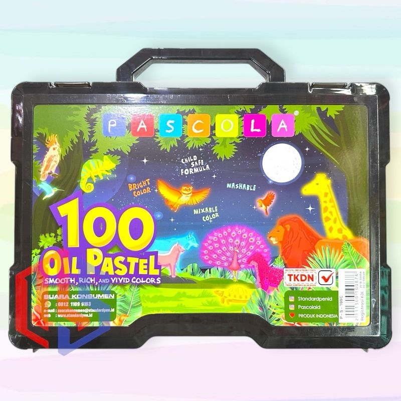 Jual Crayon Pascola 100 Warna Oil Pastel | Shopee Indonesia