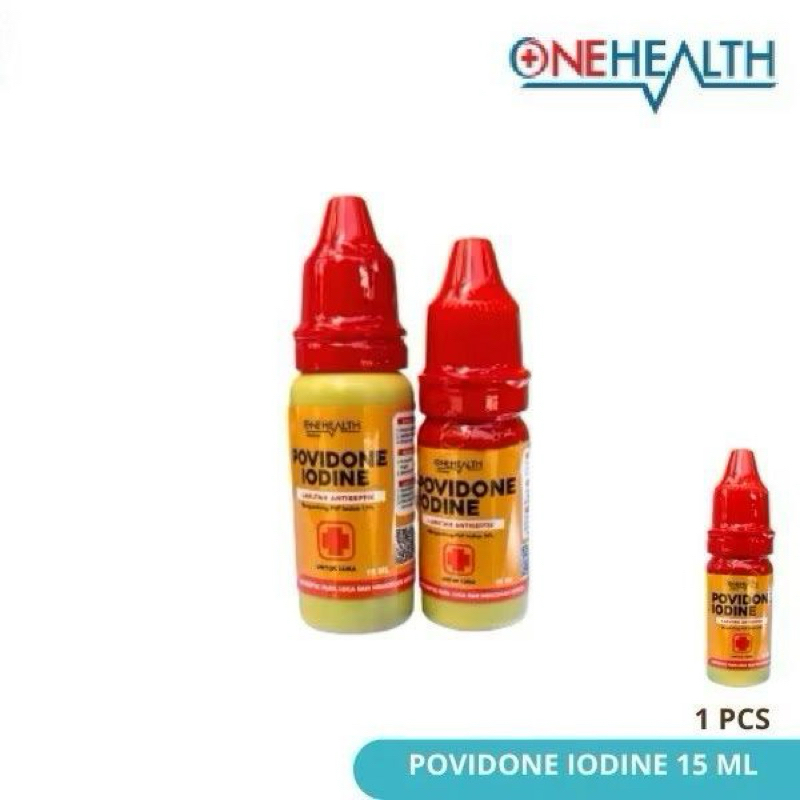 Jual POVIDON IODINE - OBAT MERAH ANTISEPTIC ONEHEALTH | Shopee Indonesia