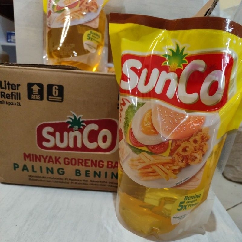 Jual Sunco (1Karton) Minyak goreng Bening kwalitas Premium 2 L x 6 pcs ...