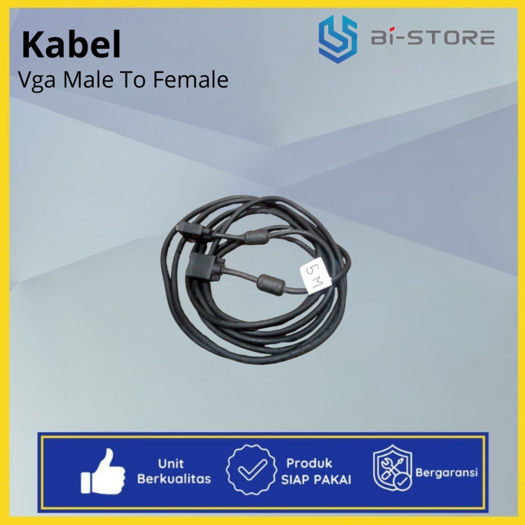 Jual Kabel Vga Male To Female 5 Meter Bisa Sebagai Extension | Shopee Indonesia