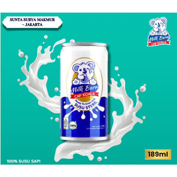 Jual Susu steril Milk Barn Cap Koala 189 Ml | Shopee Indonesia