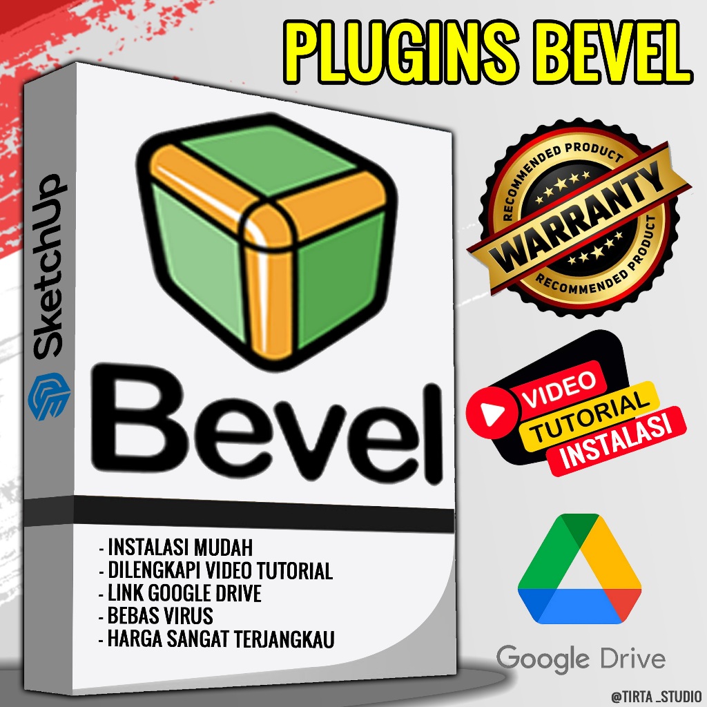 Jual Plugins Bevel Sketchup + Video Instalasi | Shopee Indonesia