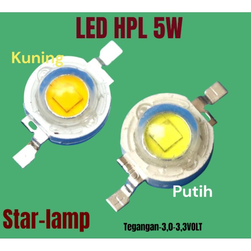 Jual LED HPL 5WATT 3,0-3,3VOLT | Shopee Indonesia
