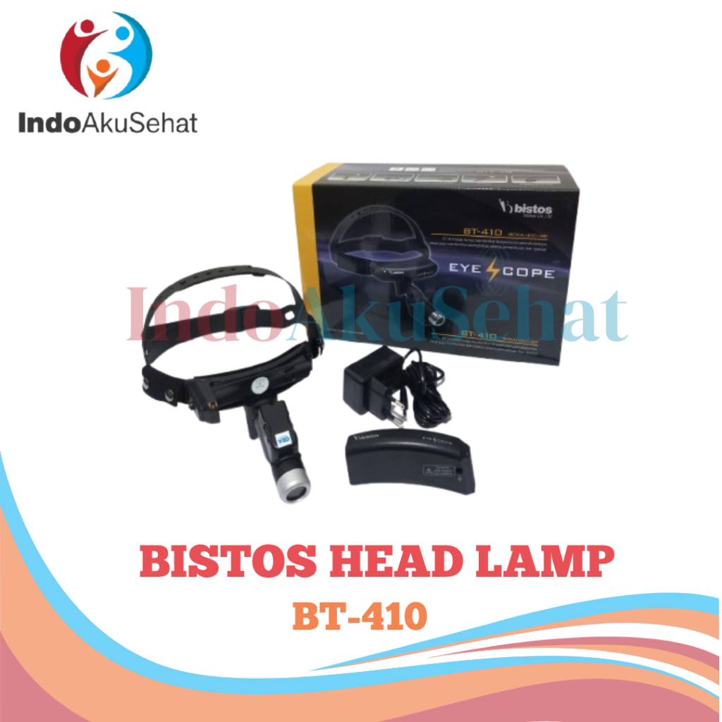 Jual HEADLAMP BISTOS BT 410 SENTER KEPALA EYE SCOPE MEDICAL LAMPU ...