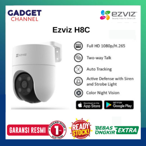 Jual Ezviz H8C 2MP Outdoor CCTV Wifi Smart IP Camera Auto Tracking ...