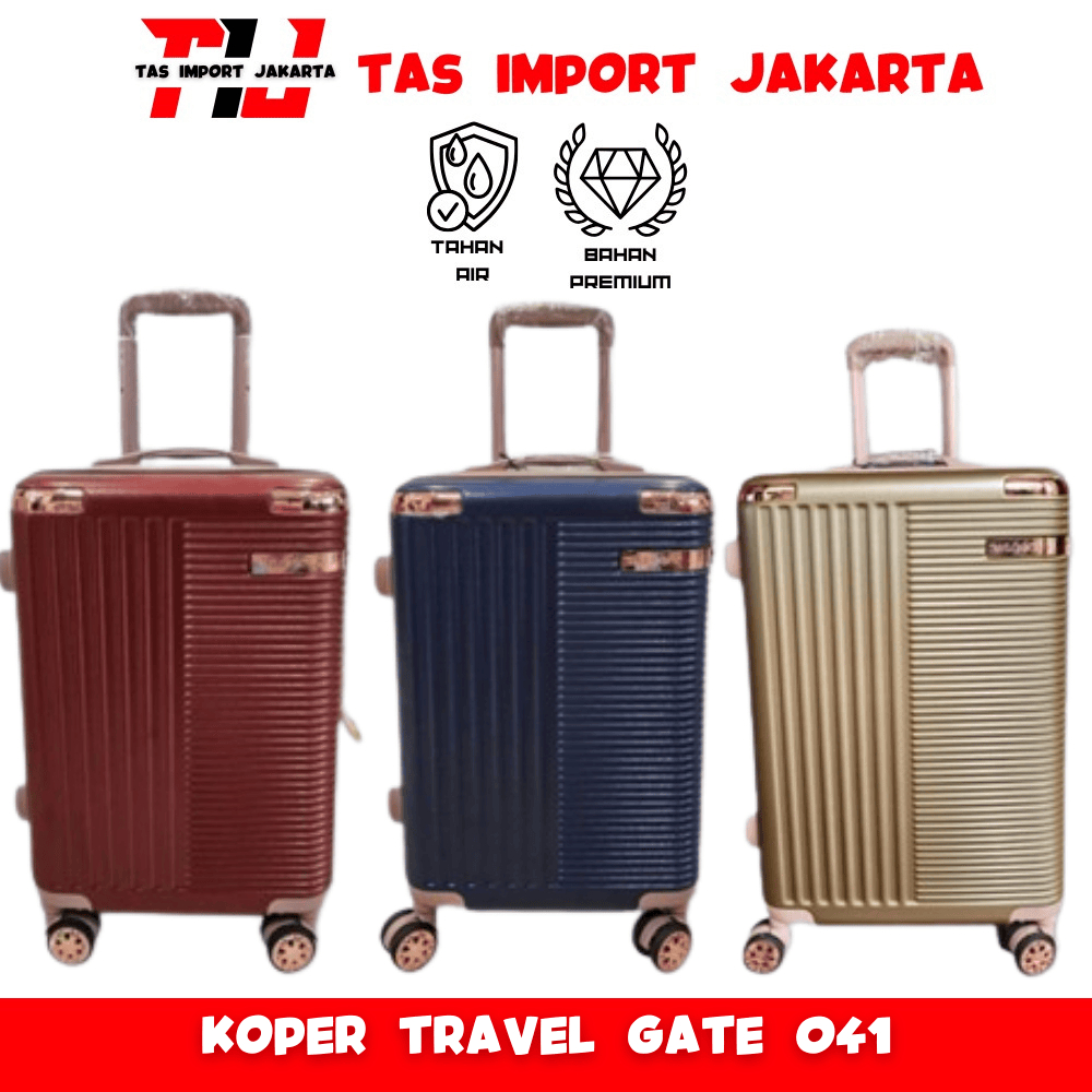 Jual TRAVEL GATE 041 Koper 20 Inch - 24 Inch - 28 Inch Mewah Kabin ...