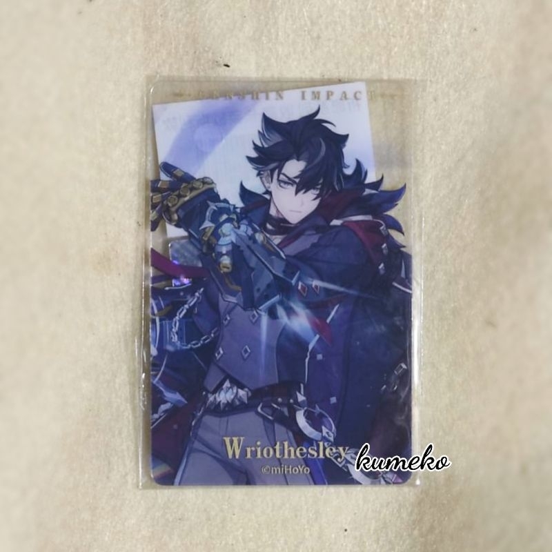 Jual Clear Card PVC Genshin Impact Wriothesley | Shopee Indonesia