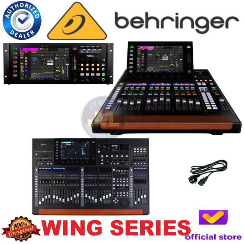Jual Behringer WING Black Wing Rack Wing Compact Digital Mixer Original ...