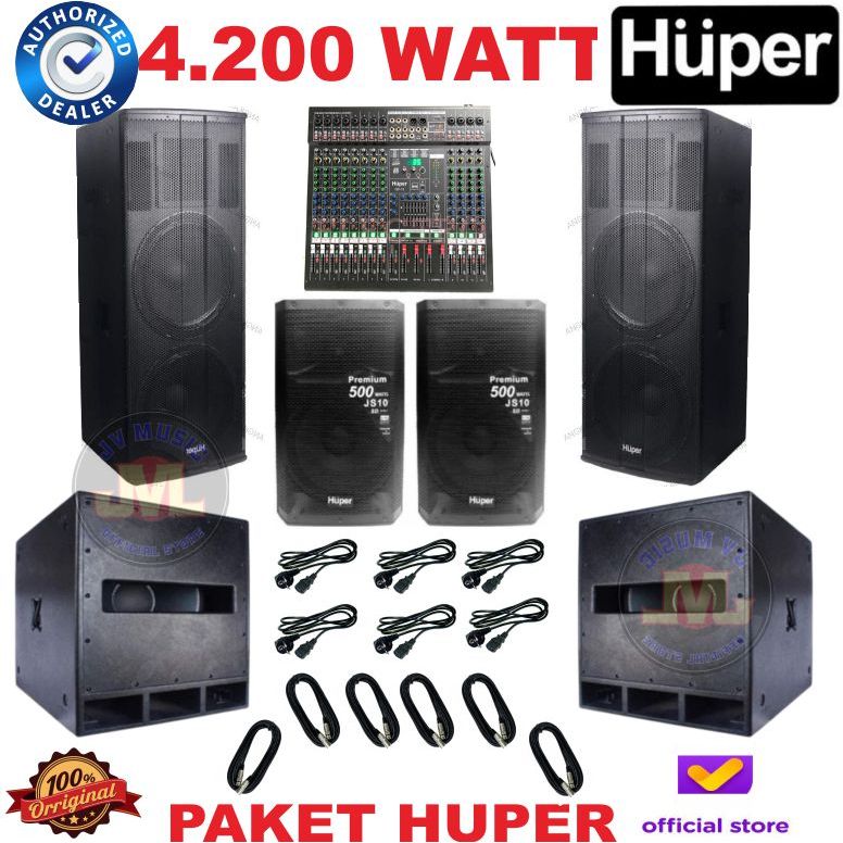 Jual Paket Sound System Lapangan Huper SRP118Se HZ215A JS10 Paket ...