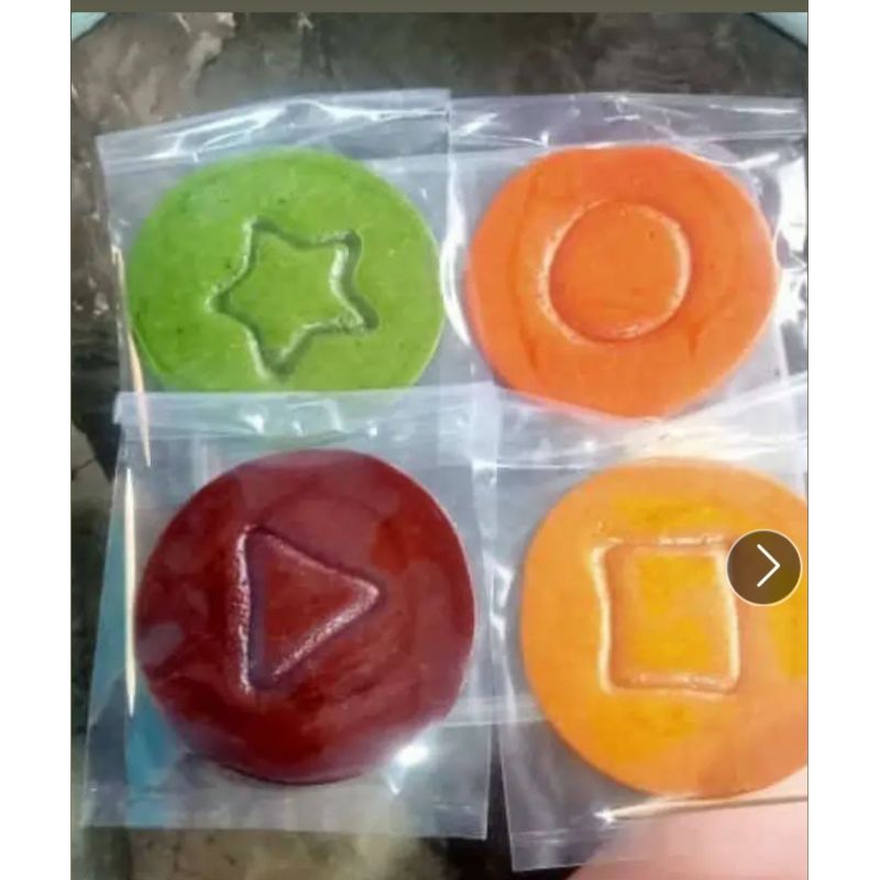 Jual 1pak permen dalgona candy squid game warna warni isi 10 pcs ...