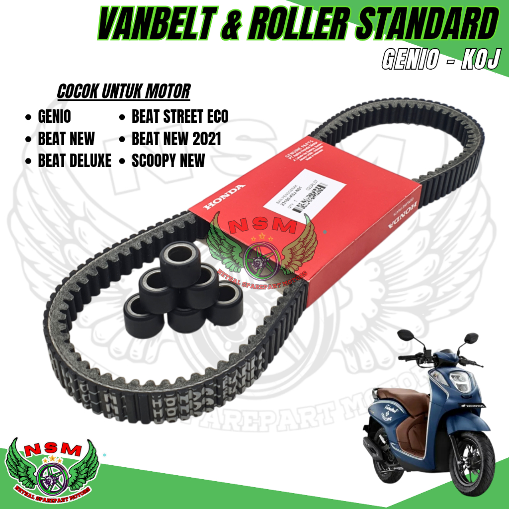 Jual VANBELT SET/ASSY GENIO / BEAT NEW 2021 / BEAT STREET ECO 2021 ...