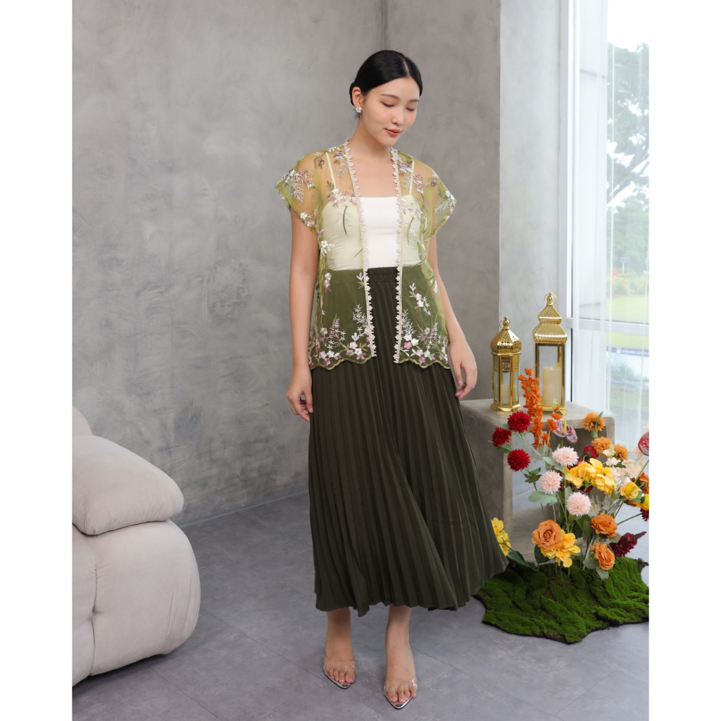 Jual Golde - Esha Pleats Skirt / Rok Pleats / Rok Wanita | Shopee Indonesia