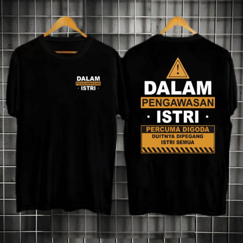 Jual Kaos Pria Tshirt Distro Size M L XL XXL Motif Kata Kata Pengawasan ...
