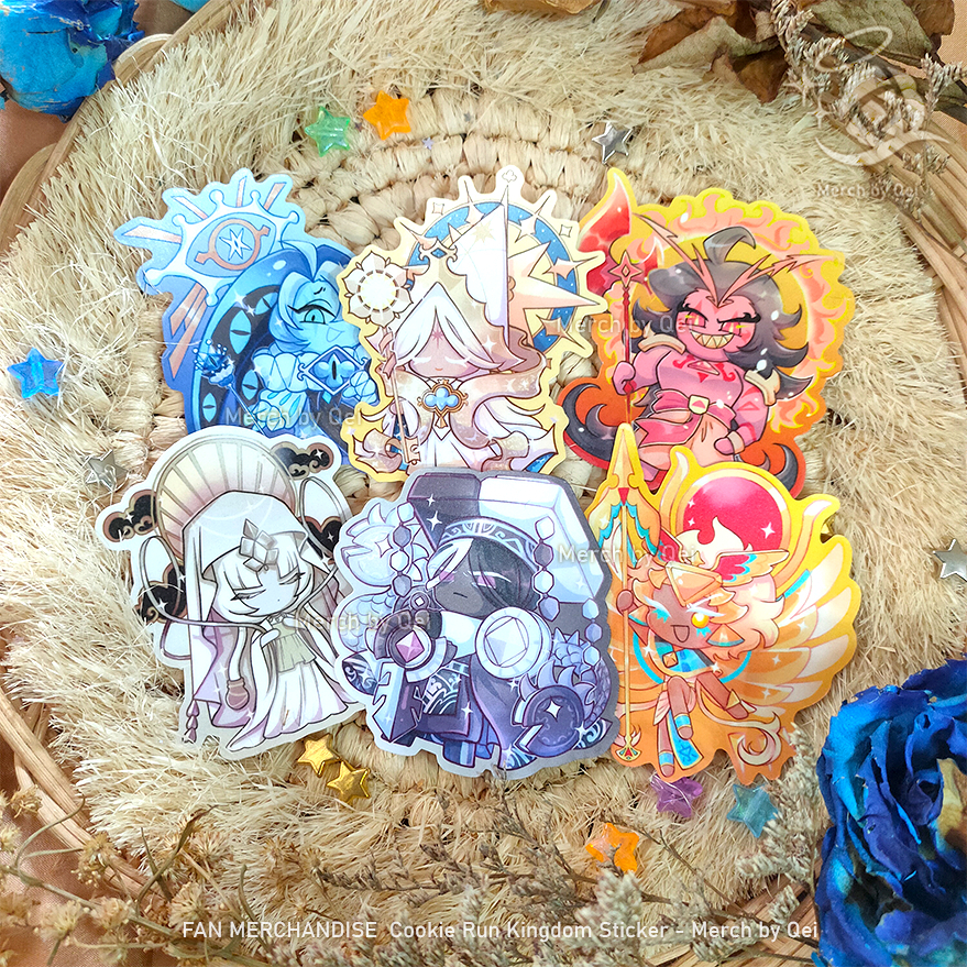 Jual Stiker COOKIE RUN KINGDOM BEAST & ANCIENT COOKIES Vinyl Sticker ...