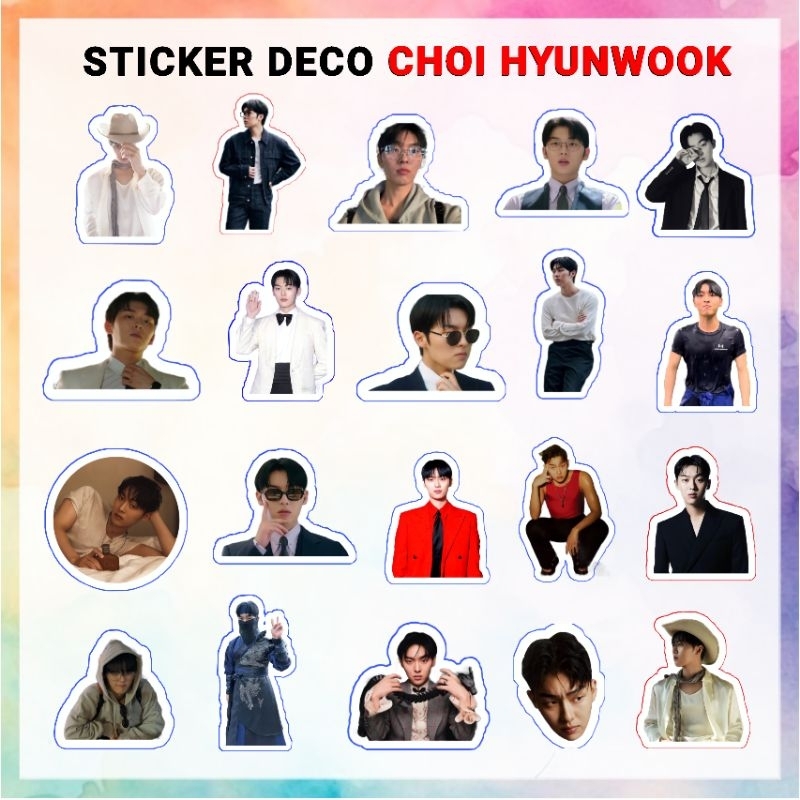 Jual Sticker Deco CHOI HYUNWOOK | Shopee Indonesia